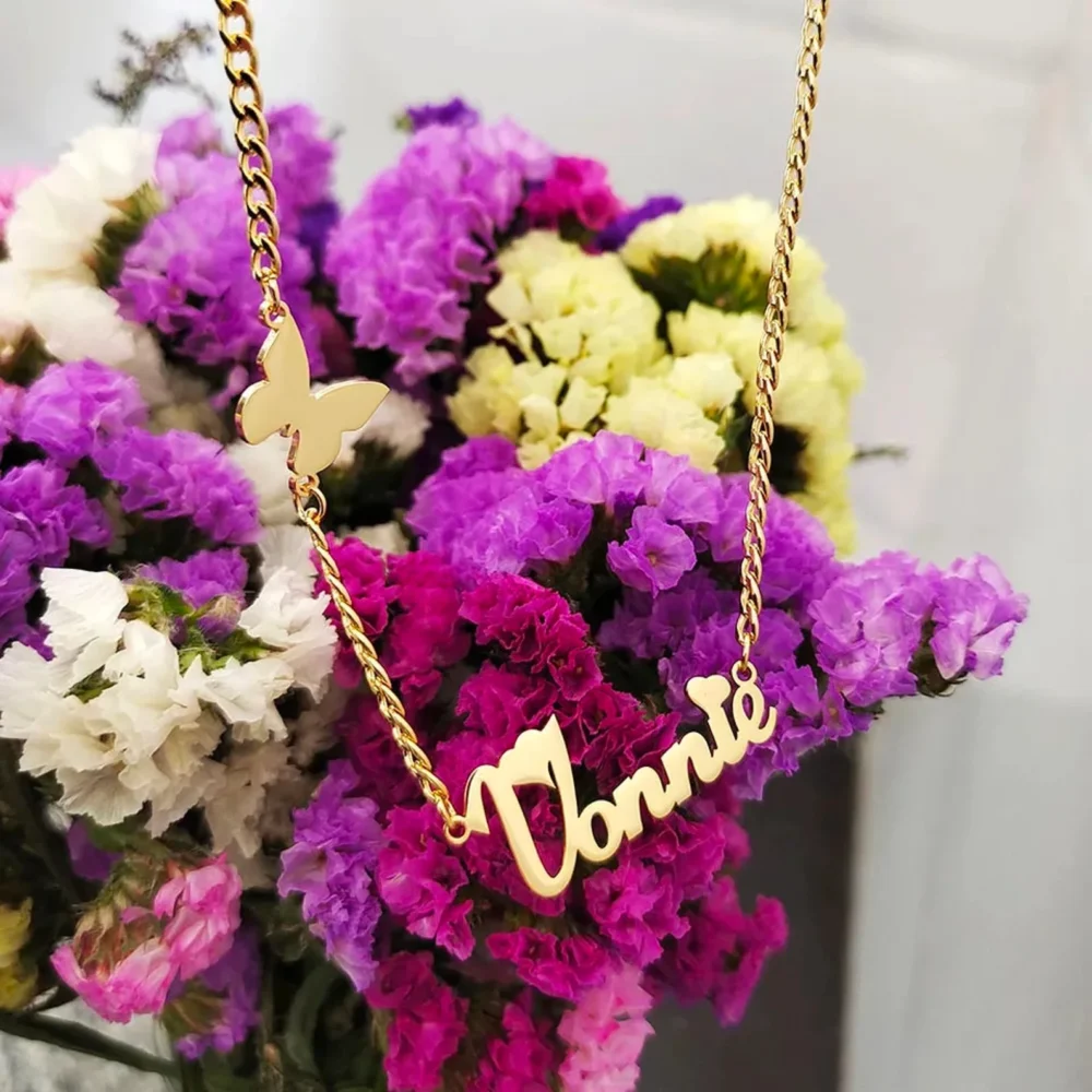 Custom Curb Chain Name Necklace – shazanee