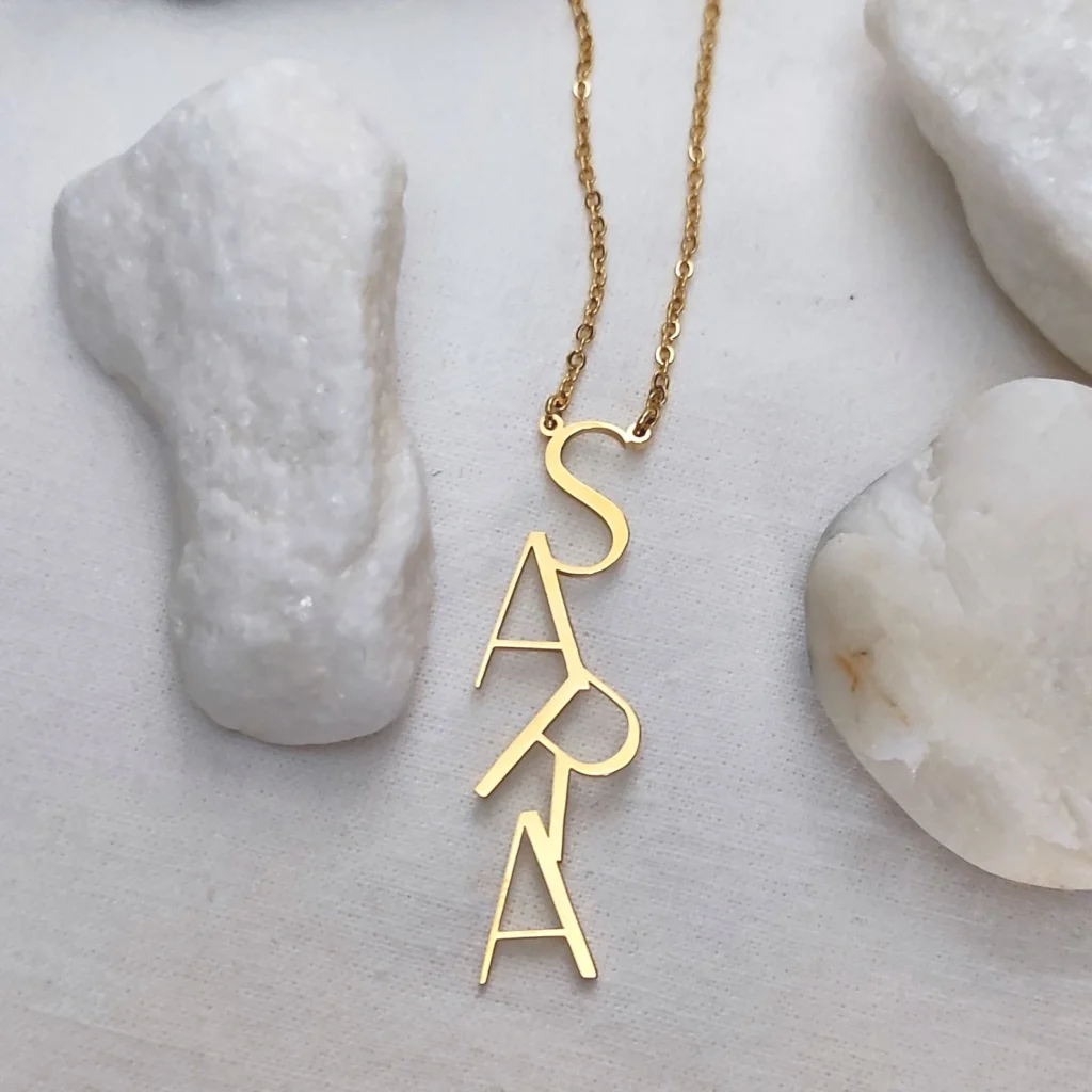 Dangle Calligraphy Name Necklace – shazanee