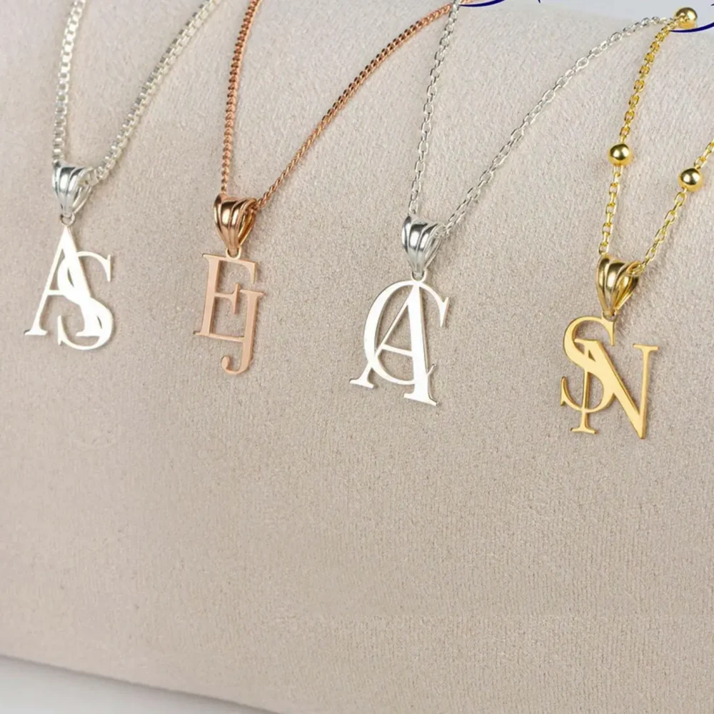 Personalized Two Initial Necklace – shazanee